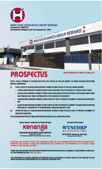 Prospectus – HHRG Berhad